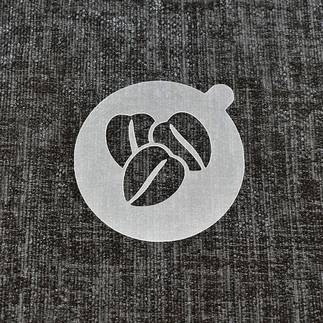Coffee Beans - Reusable Coffee Stencil - High Quality Strong 350 ...