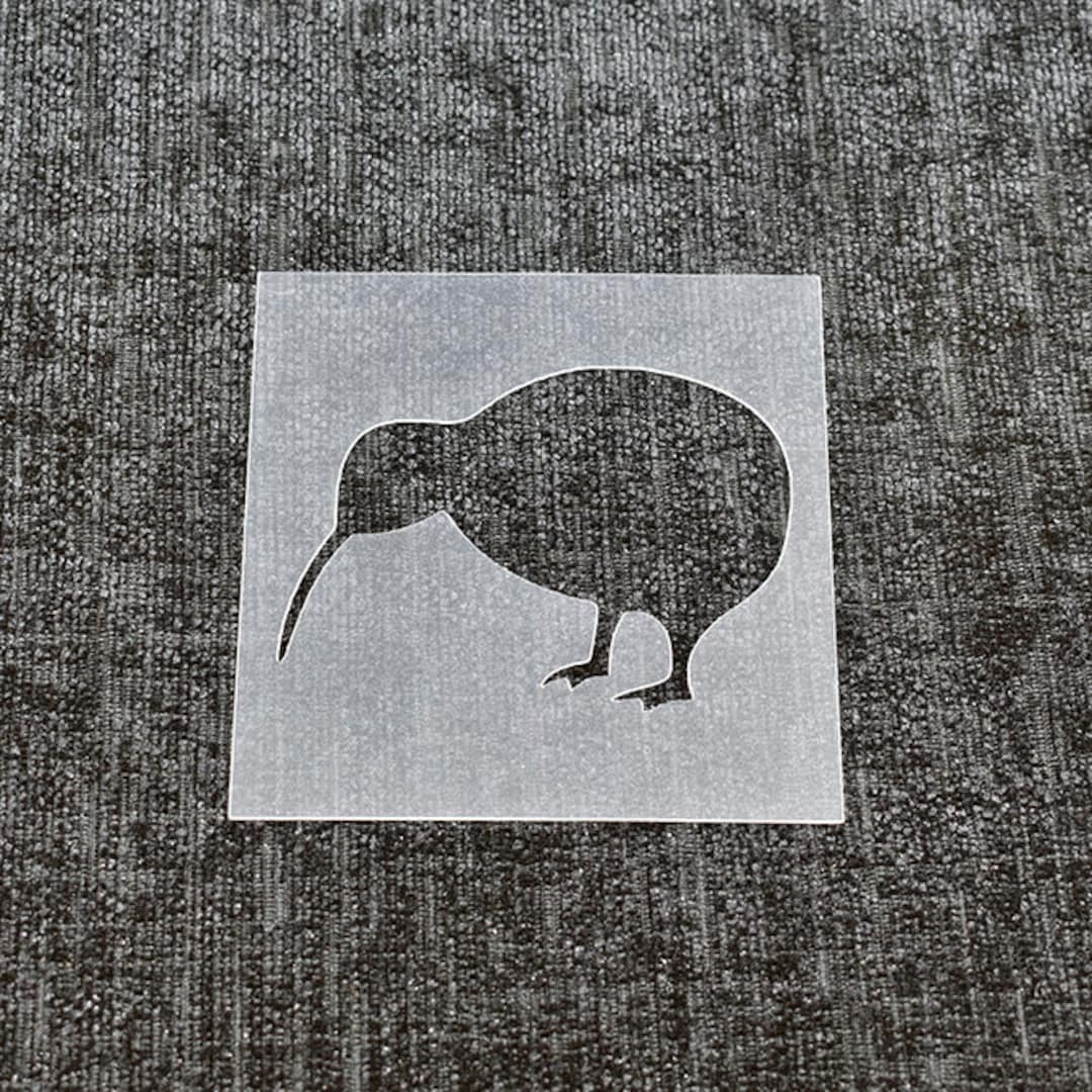 Kiwi Bird Animal Reusable Stencil. High Quality Strong 350 Micron ...