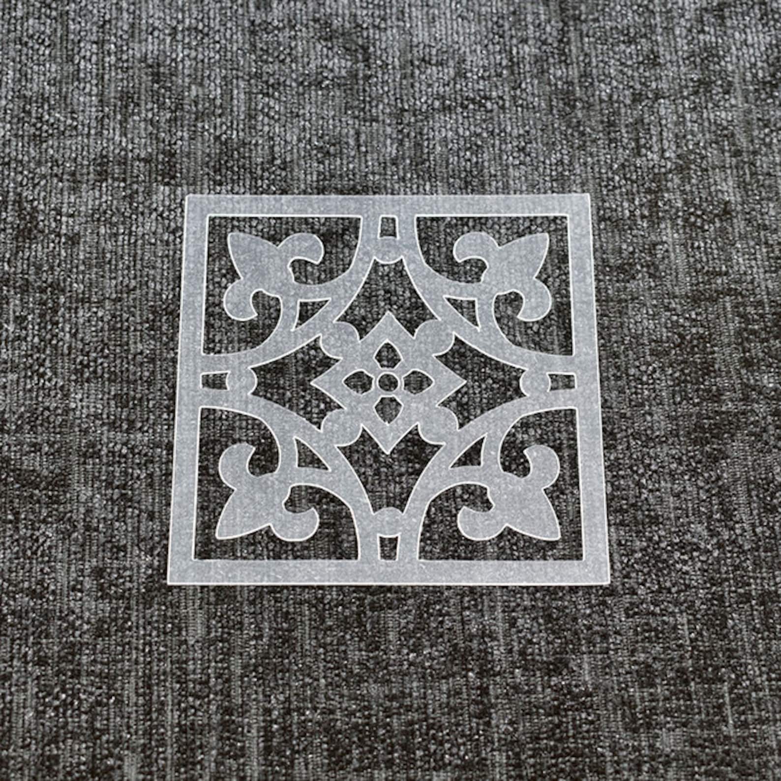Reusable Strong Tile Stencil. High Quality Strong 350 Micron Stencils ...
