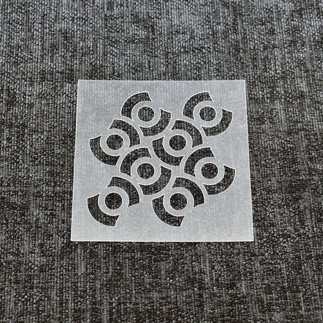 Geometric Circular - Reusable Stencil - High Quality Strong 350 Micron ...