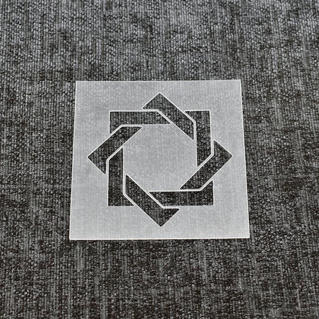 Geometric Star - Reusable Stencil - High Quality Strong 350 Micron ...