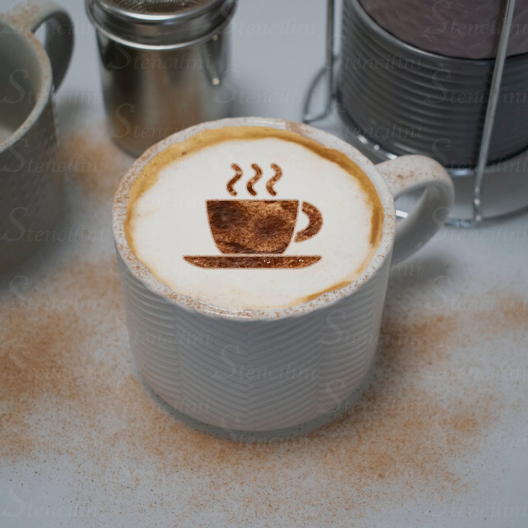 Reusable Coffee Dusting Stencil. High Quality Strong 350 Micron ...