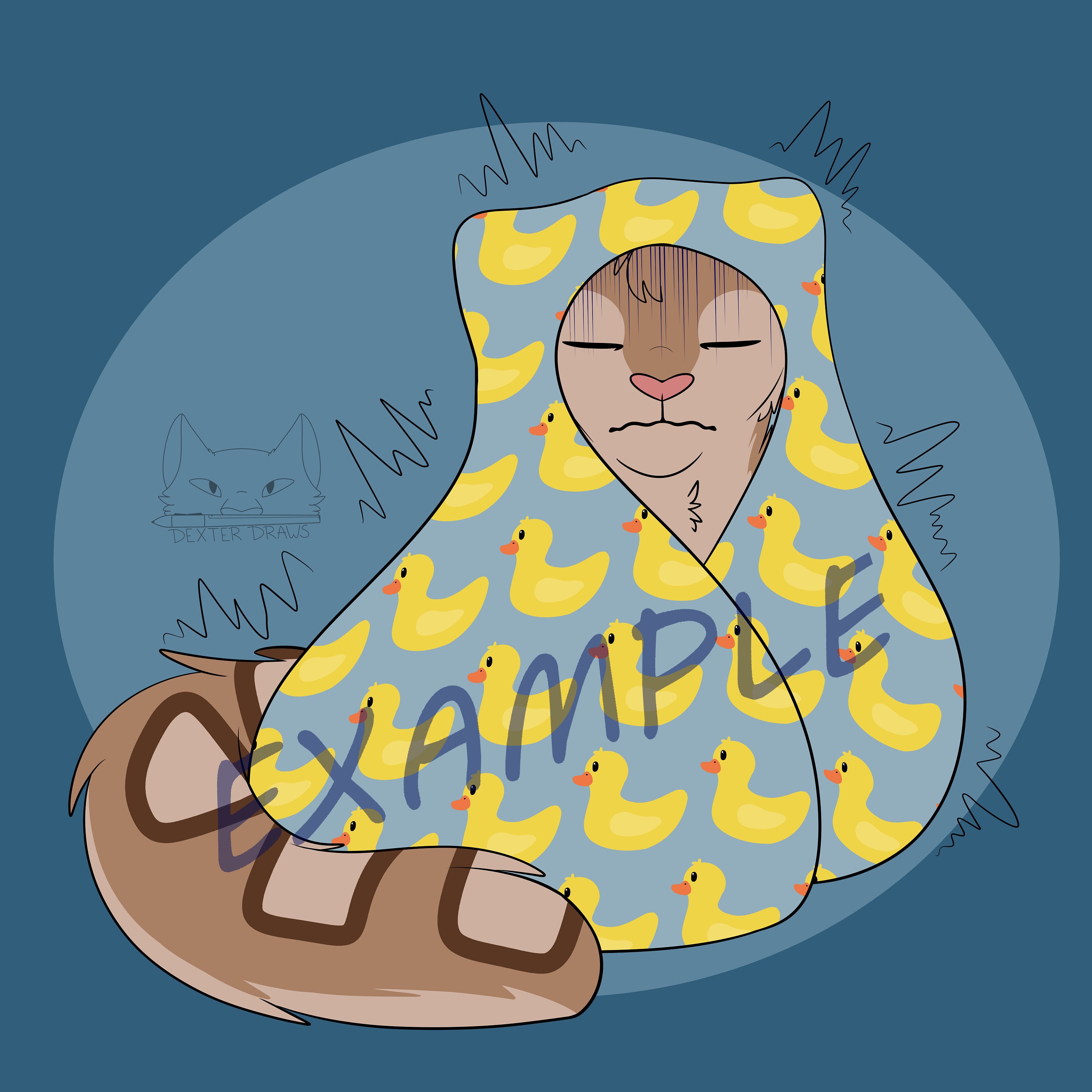 Chilly YCH - Furry Art - Cozy Theme - Etsy
