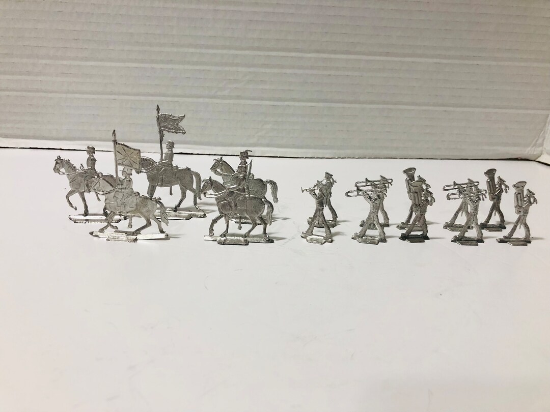 Vintage WW 2 German Flats on Horseback Military Parade 15 Pcs Unpainted ...
