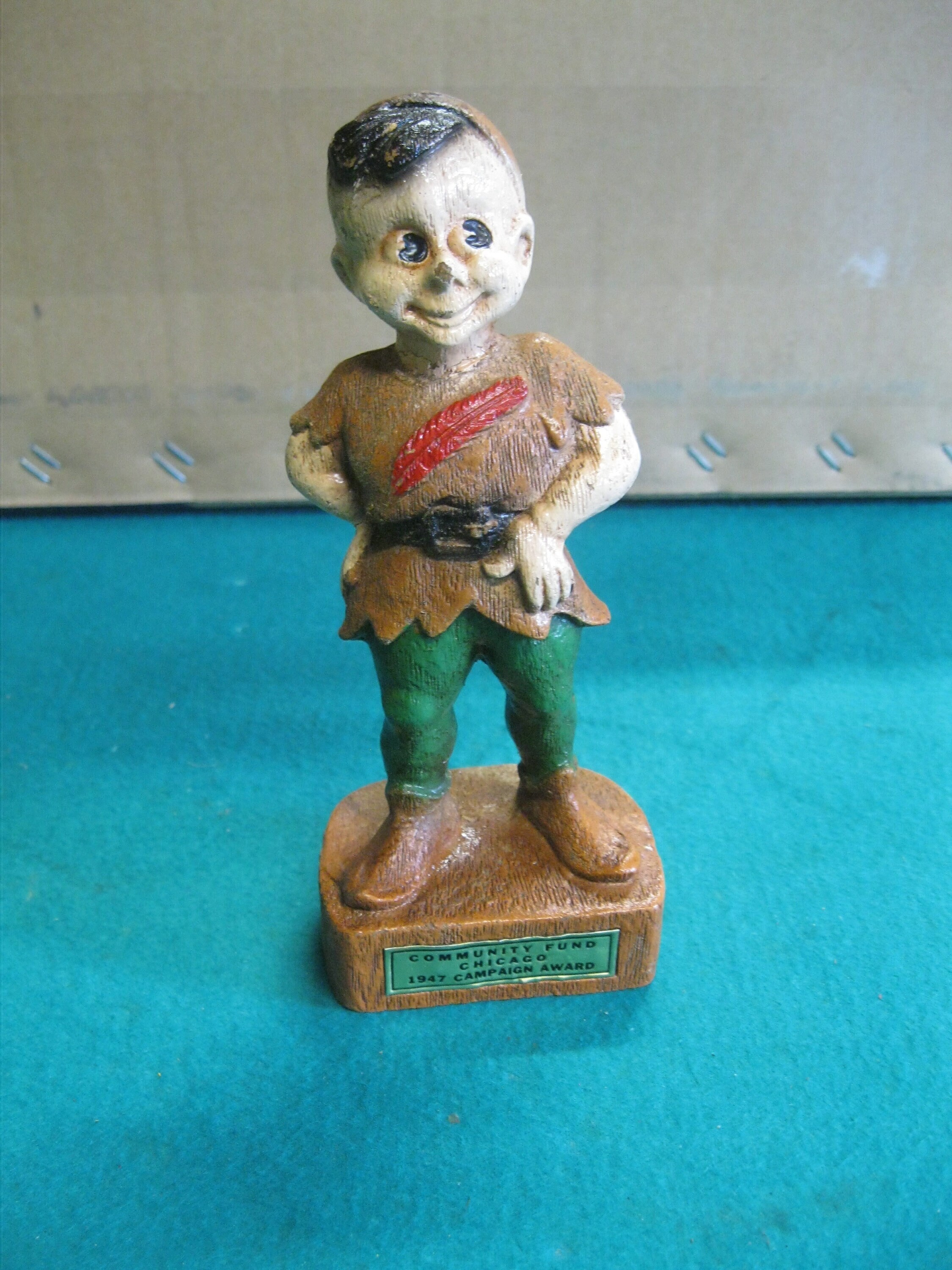 Vintage Peter Pan Figure From the Chicago Community Chest - Etsy