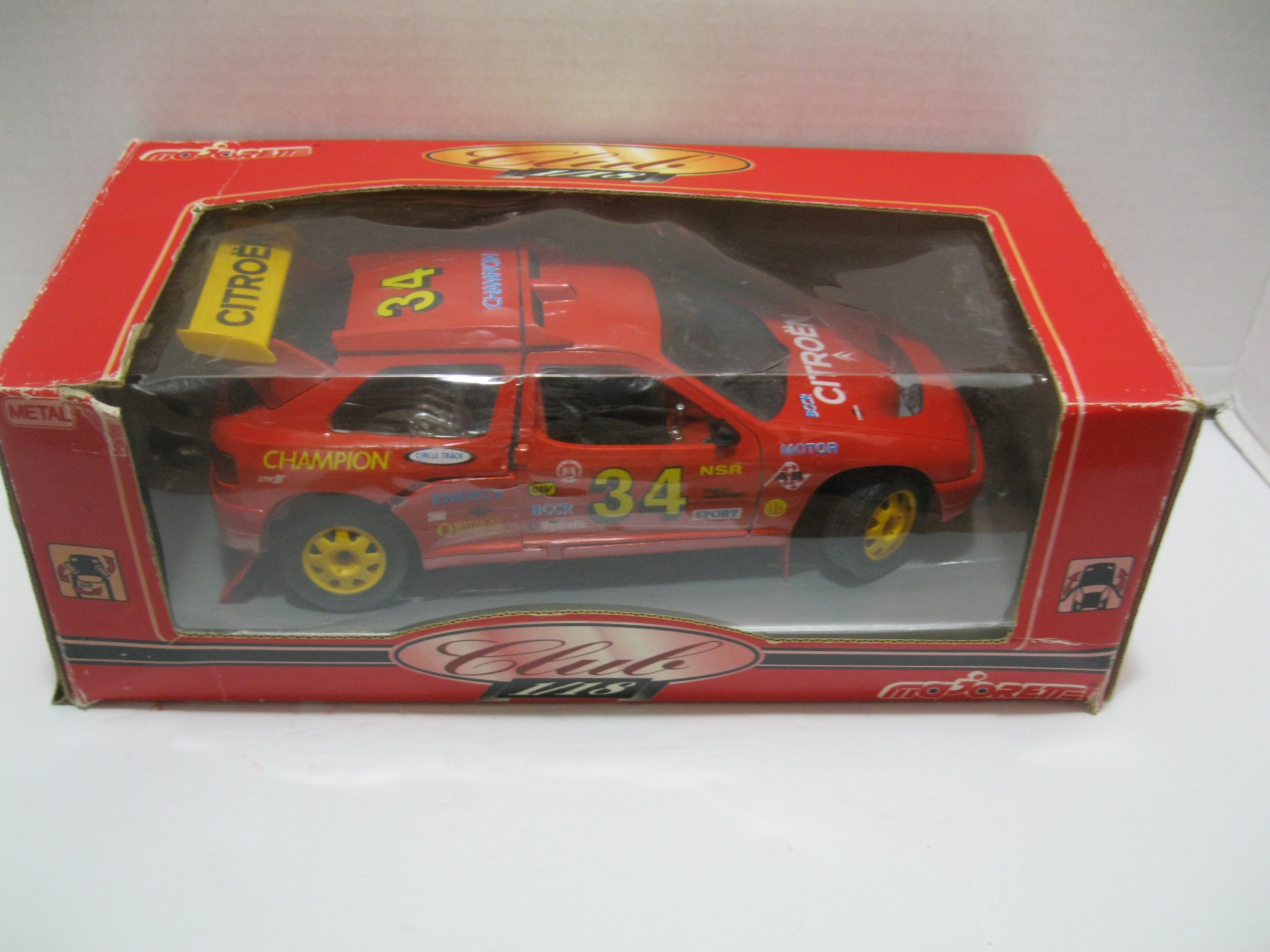 Art & Collectibles Vintage Majorette Citroen ZX Rally Raid Car 118 ...