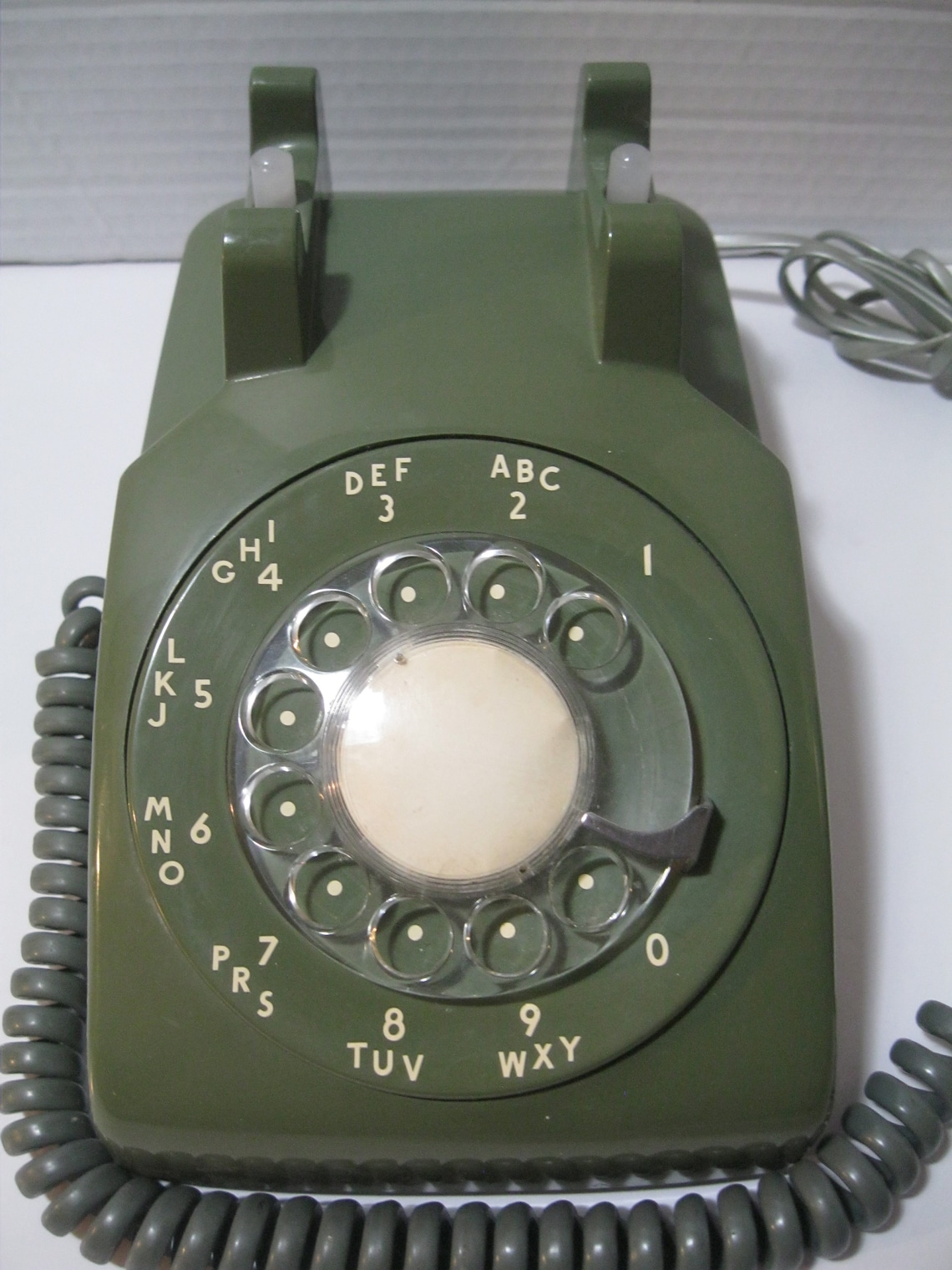 Vintage Avacado Green Northern Electric Brand Dial up Telephone Made in ...