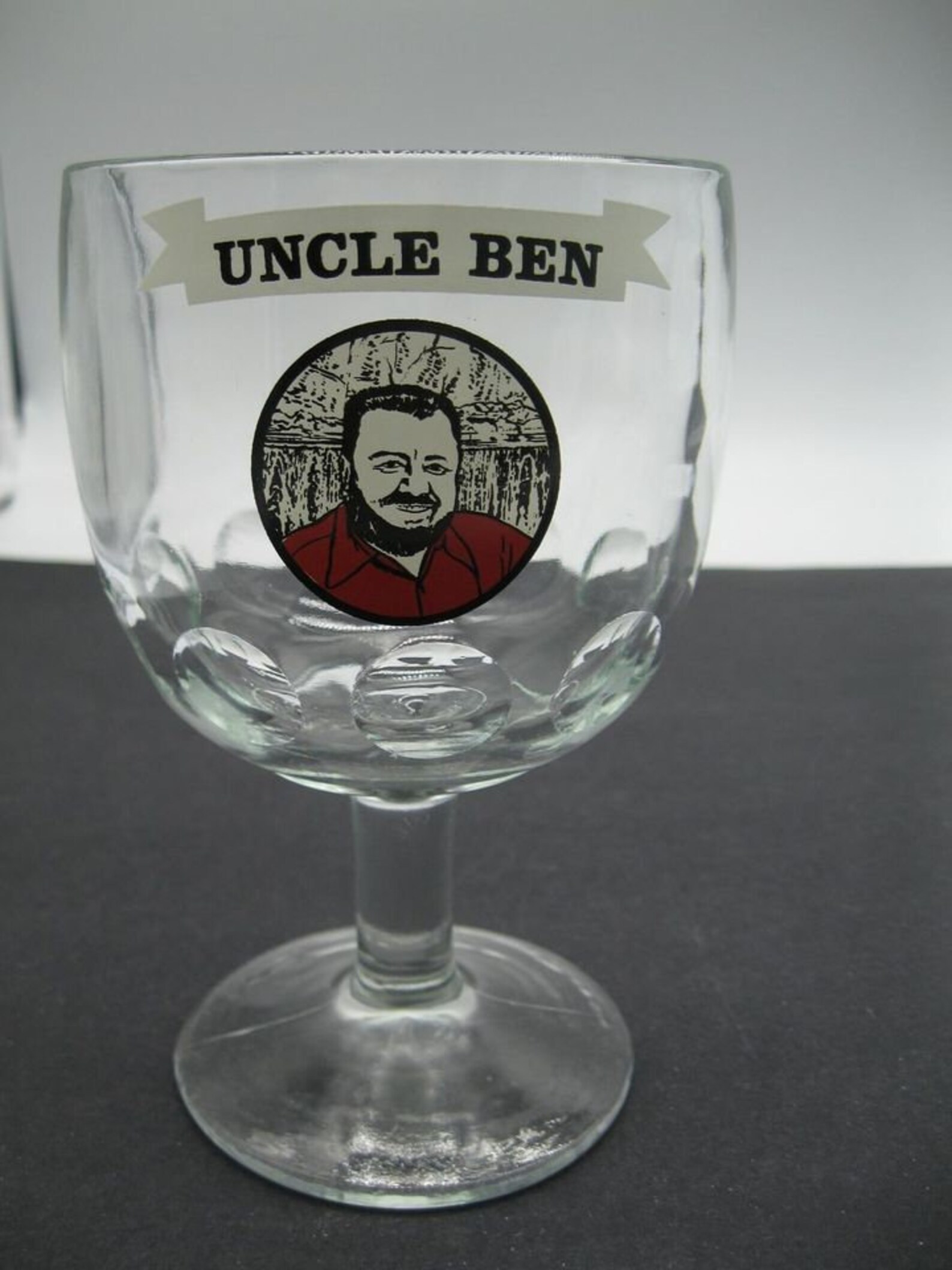Vintage Uncle Ben Set of Two Beer Goblets British Columbia | Etsy