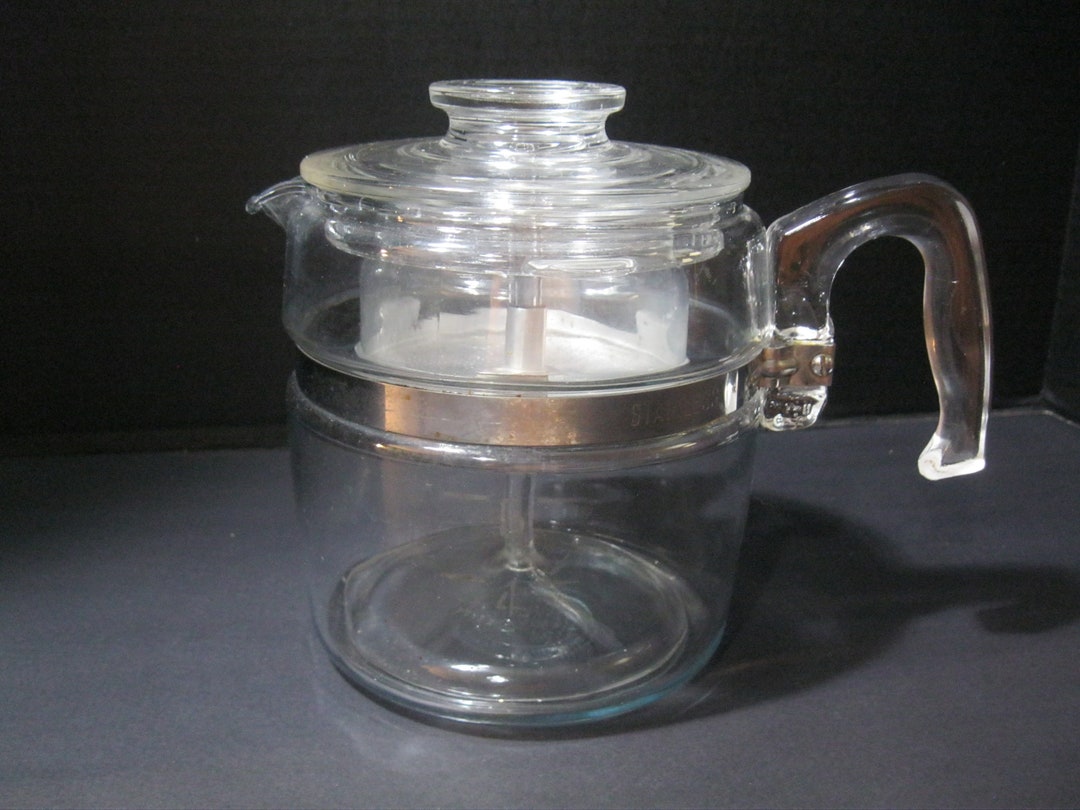 Vintage Pyrex 6 Cup Coffee Percolator 1960's - Etsy