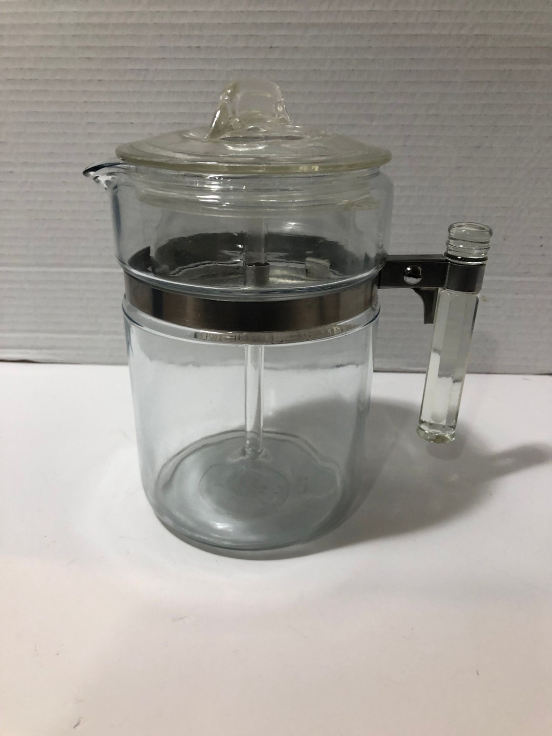 Vintage Pyrex Glass Coffee Percolator Flameware Made in USA 1940's - Etsy