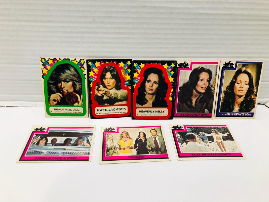 Vintage Charlie's Angels Cards Set of Eight 1970's - Etsy