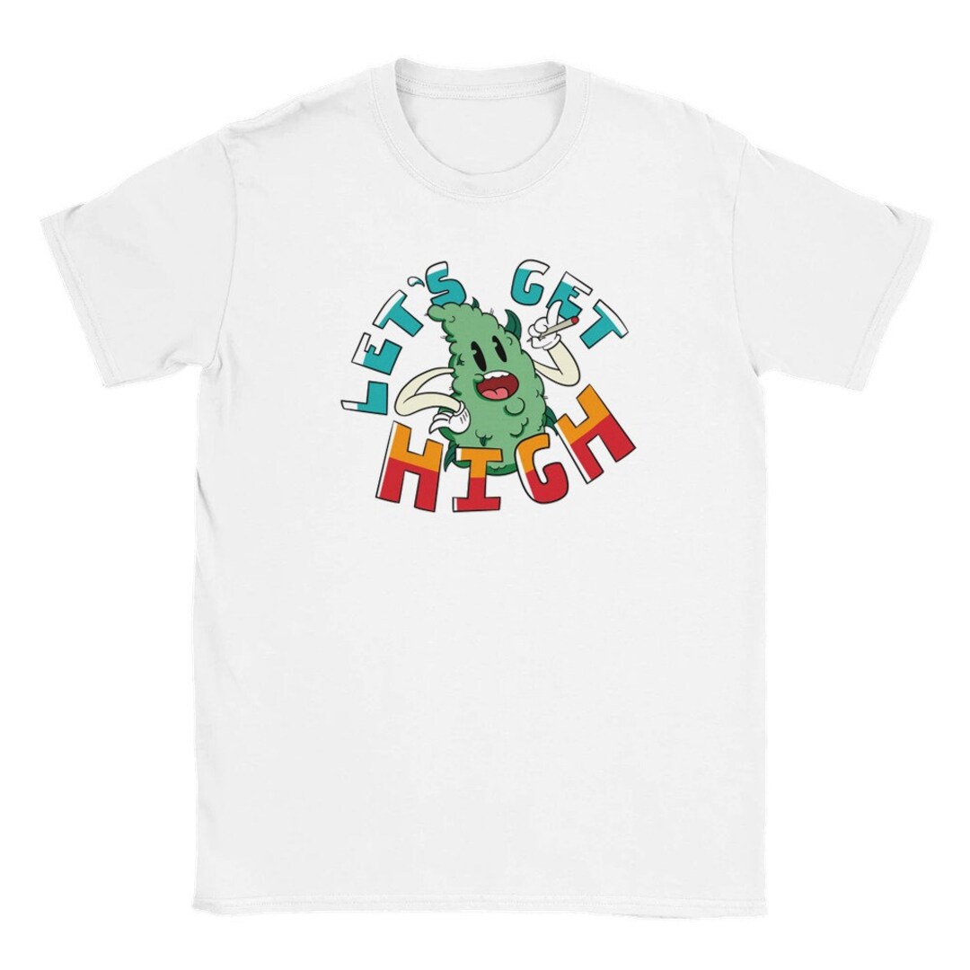 Lets Get High Retro Mascot Design Classic Unisex Crewneck T-shirt - Etsy