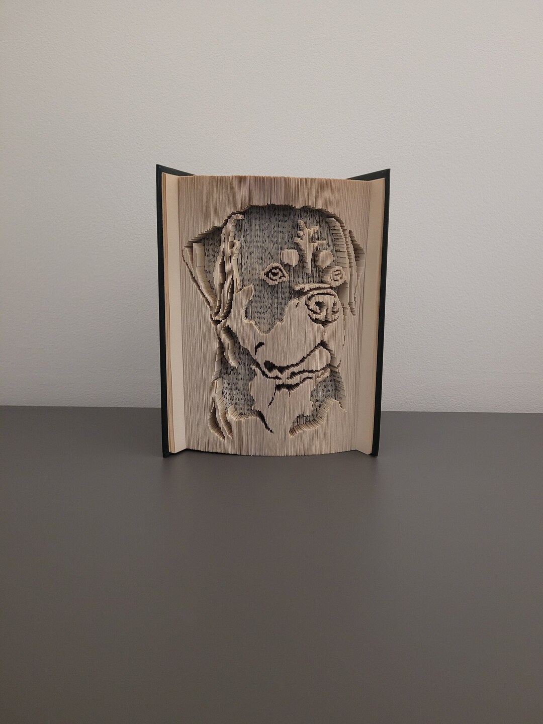 Pattern Only Rottweiler Dog Book Folding Cut and Fold Book Folding ...