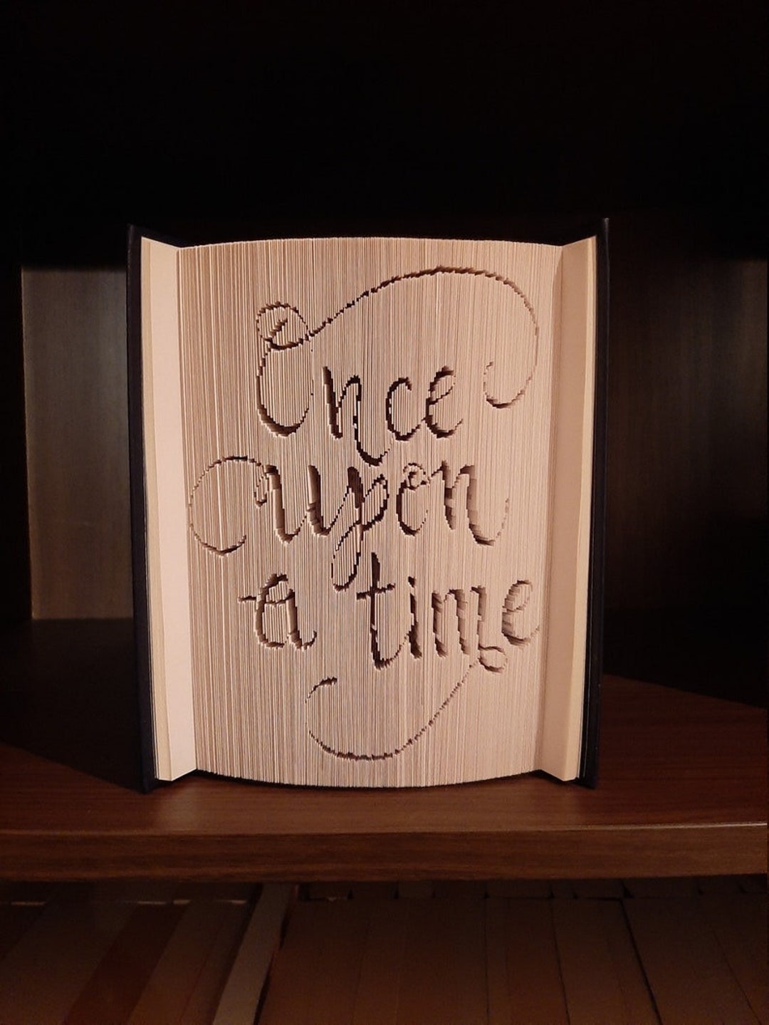 Pattern Only - Once Upon A Time Book Folding Art - Cut and Fold - 180 ...