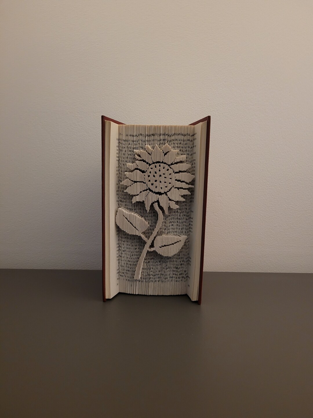 Pattern Only - Sunflower Book Folding Pattern - Cut and Fold Book ...