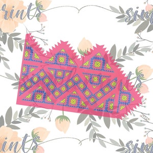 Hmong Design, Hmong Digital, Hmong Print, Hmong Princess Hat (colored ...