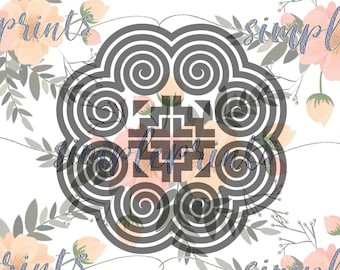 Hmong Elephant Foot Design - Etsy