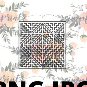 Hmong Design, Hmong Digital, Hmong Print, Hmong Rice Rack Pattern - Etsy