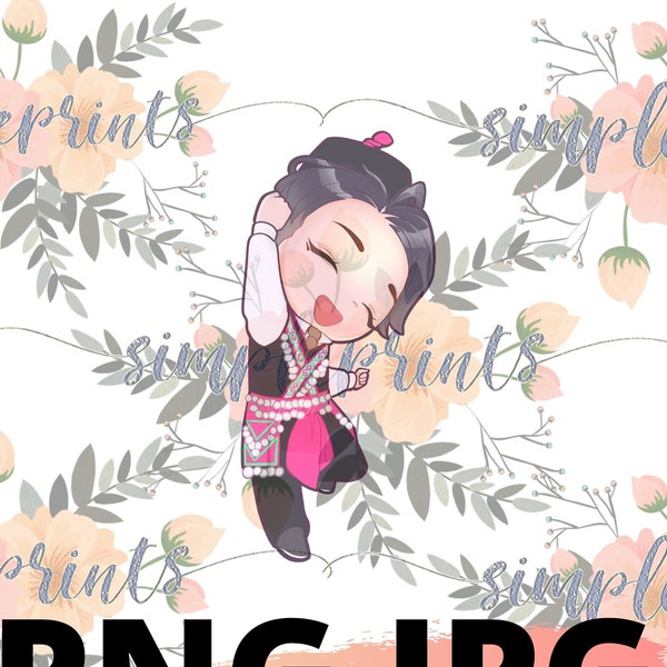 Hmong Cartoon - Etsy