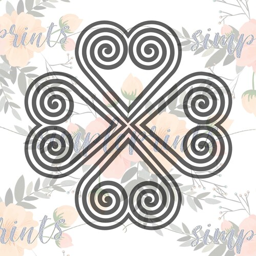 Hmong Design Hmong Digital Hmong Print Hmong Heart Pattern - Etsy