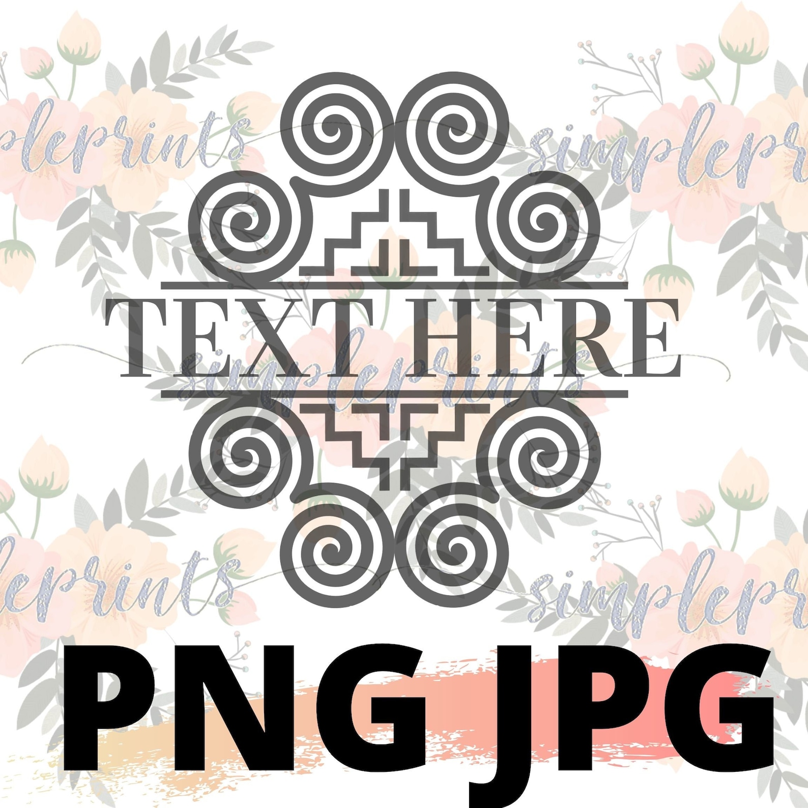 Hmong Design Hmong Digital Hmong Print Hmong Spiral Design - Etsy