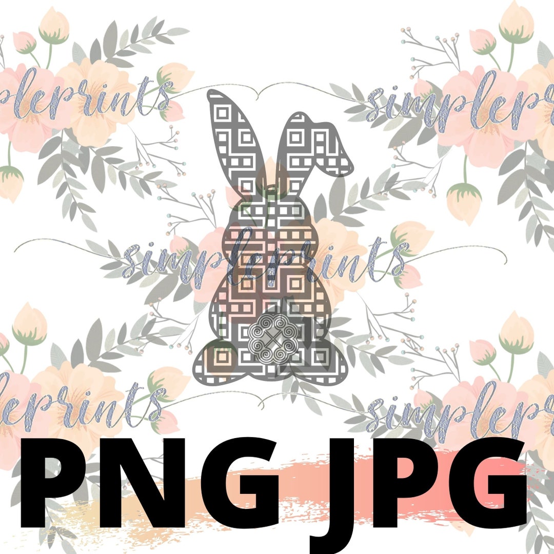 Hmong Design, Hmong Digital, Hmong Print, Hmong Easter Bunny 3 - Etsy