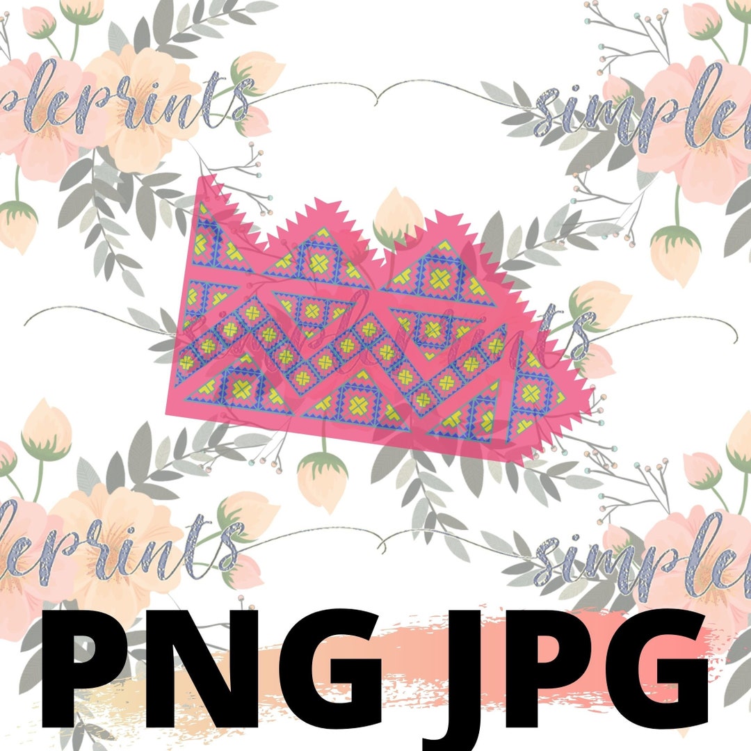 Hmong Design, Hmong Digital, Hmong Print, Hmong Princess Hat (colored ...