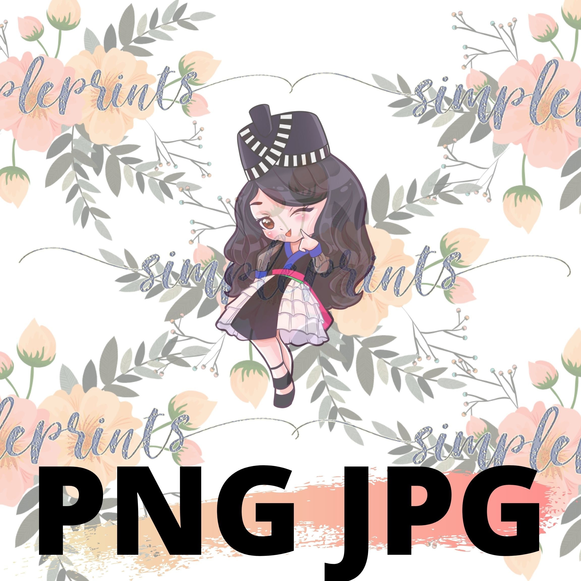 Hmong Design, Hmong Digital, Hmong Print, Hmong Girl 9 - Etsy