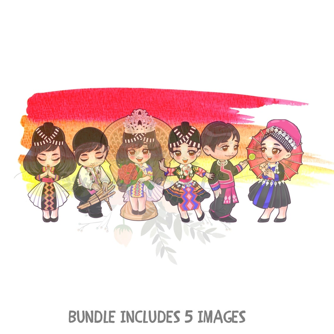 Hmong Design Hmong Digital Hmong Print Hmong New Year | Etsy