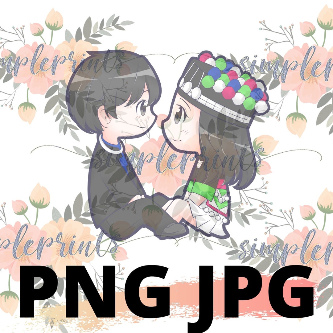 Hmong Design, Hmong Digital, Hmong Print, Hmong Couple " Blissed ...
