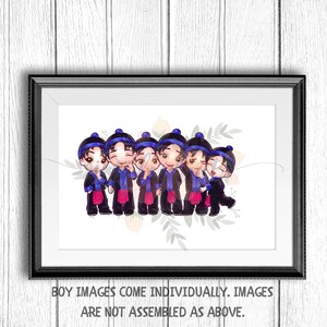 Hmong Design, Hmong Digital, Hmong Print, Hmong Boys 2, Bundle of 6 - Etsy