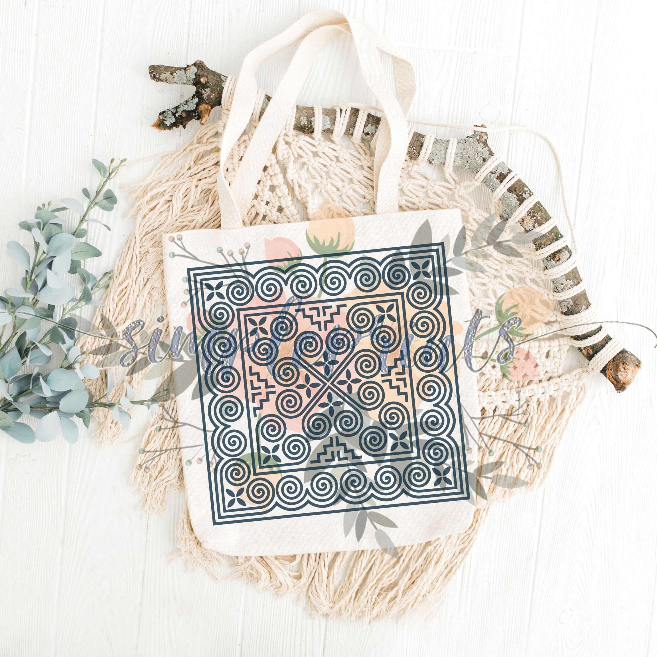 Hmong Design Hmong Digital Hmong Print Hmong Heart Pattern | Etsy