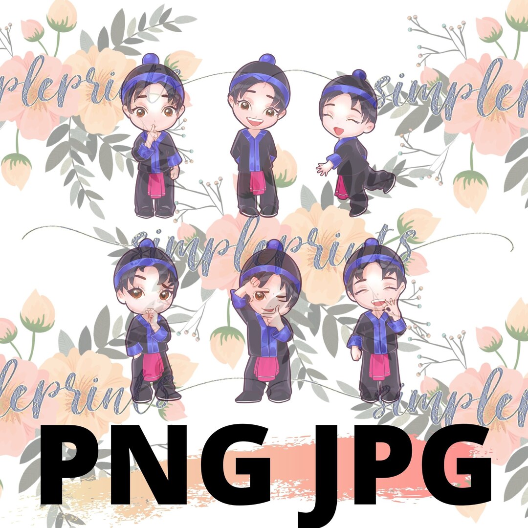 Hmong Design, Hmong Digital, Hmong Print, Hmong Boys 2, Bundle of 6 - Etsy
