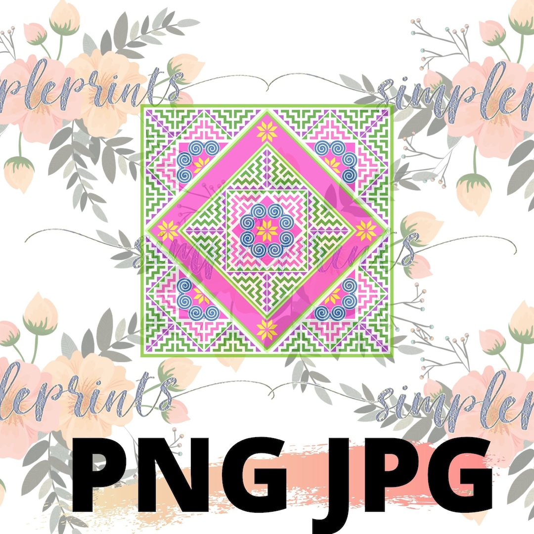 Hmong Design, Hmong Digital, Hmong Print, Hmong Pattern 71 - Etsy