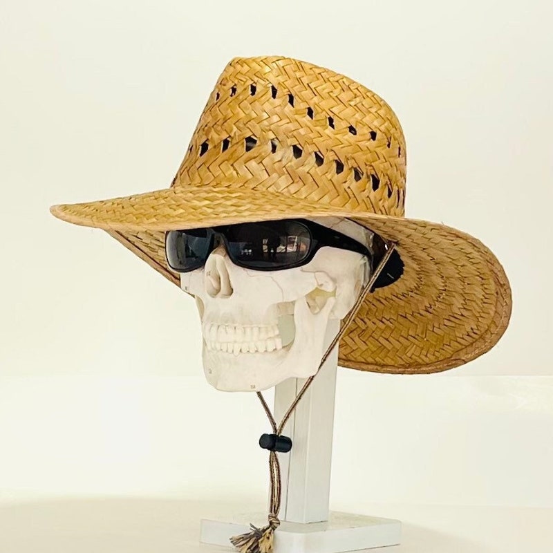 Straw Beaded Hat - Etsy