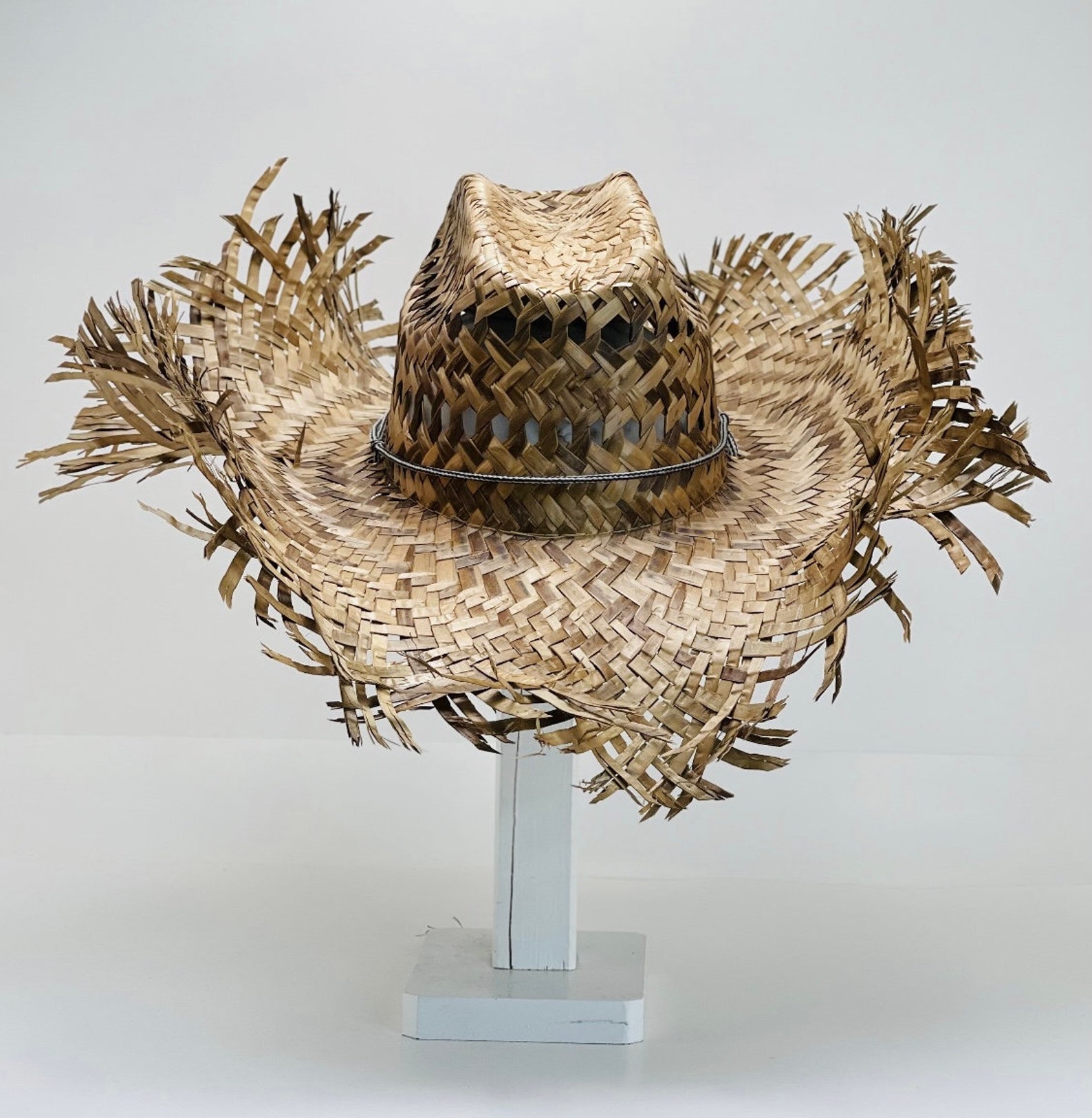 Scarecrow Straw Hat, All Natural Grown and Handmade in Mexico, a Unique ...
