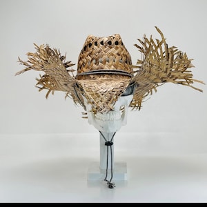 Scarecrow Straw Hat, All Natural Grown and Handmade in Mexico, a Unique ...