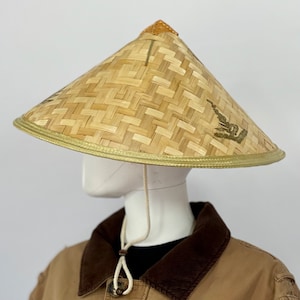 Conical Hat, Bamboo, Fishing Sunshade Hat for Women and Men ...