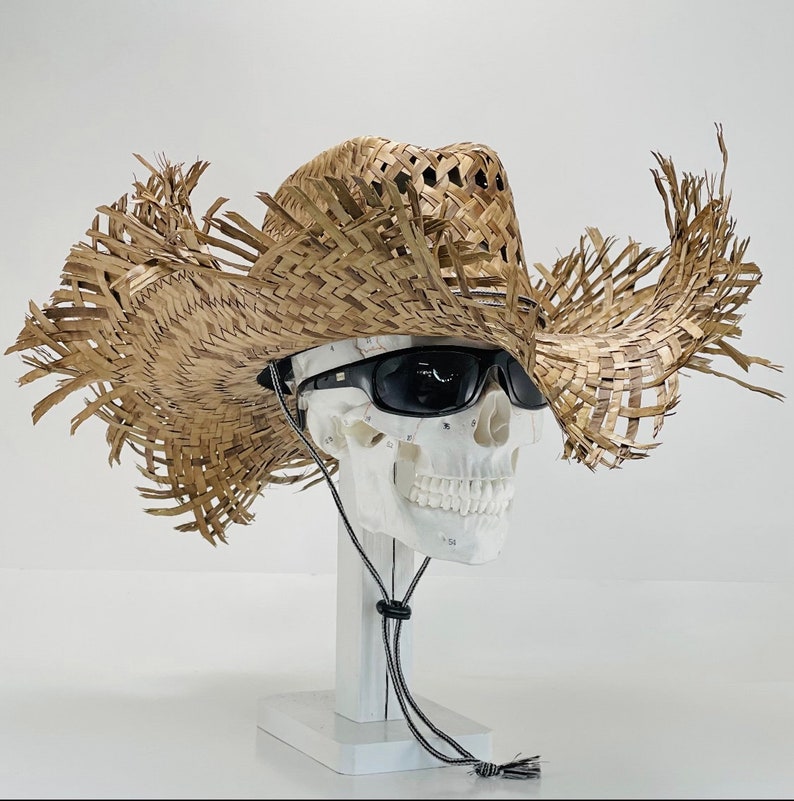 Scarecrow Straw Hat, All Natural Grown and Handmade in Mexico, a Unique ...