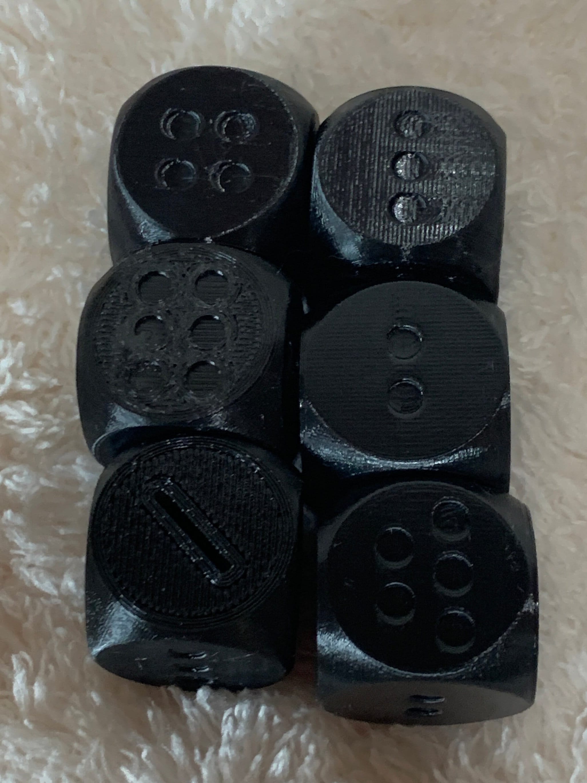 Dice Shape Replacement Rubber Balls for Paper Towel Holder 2-pc Set - Etsy