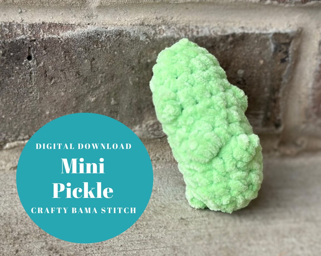 Crochet PATTERN- Mini Pickle, Amigurumi Pattern, Pattern, Crochet ...