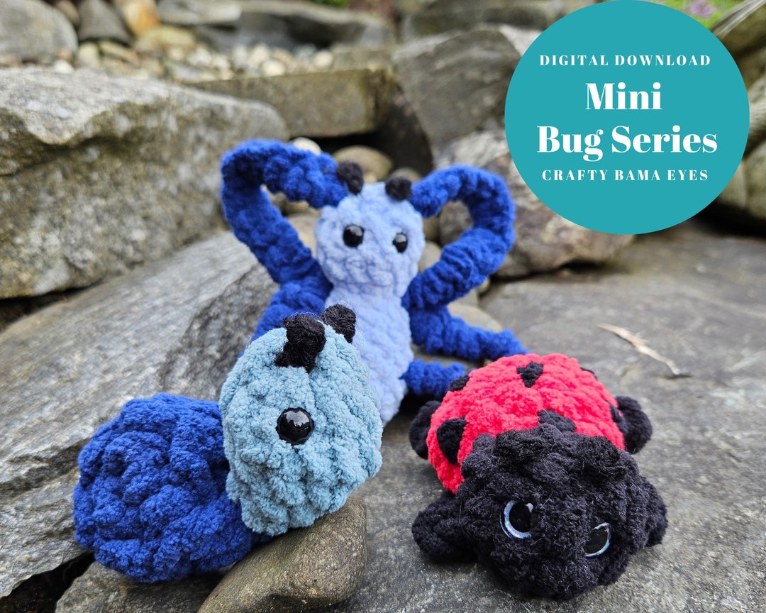 Crochet PATTERN- Mini Bug Series, Amigurumi Pattern, Crochet Pattern ...