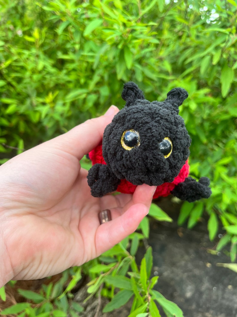 Crochet PATTERN- Mini Ladybug, Amigurumi Pattern, Crochet Pattern ...
