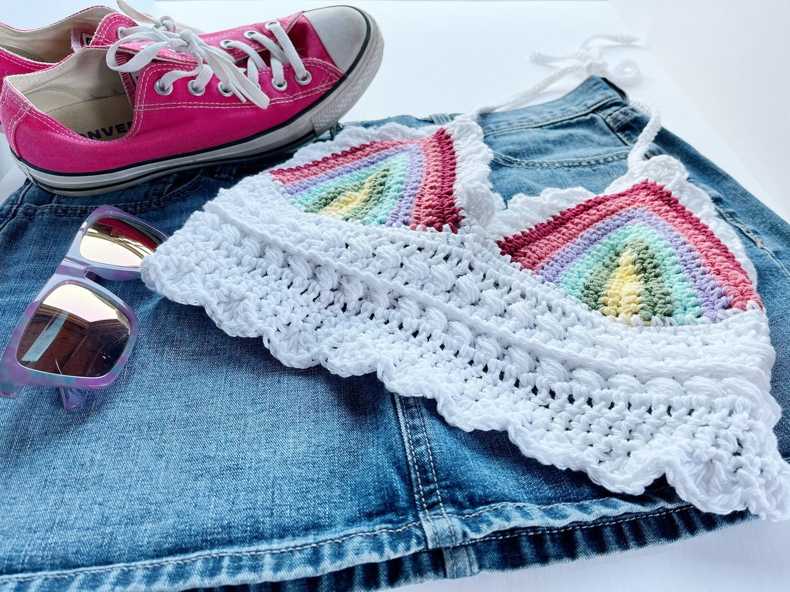 Mystery Top Surprise Colored Top Crochet Tops Trendy Summer - Etsy