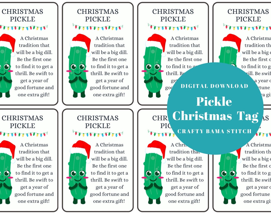 Christmas Pickle, Pickle PDF, the Christmas Pickle, Plushie Pickle ...