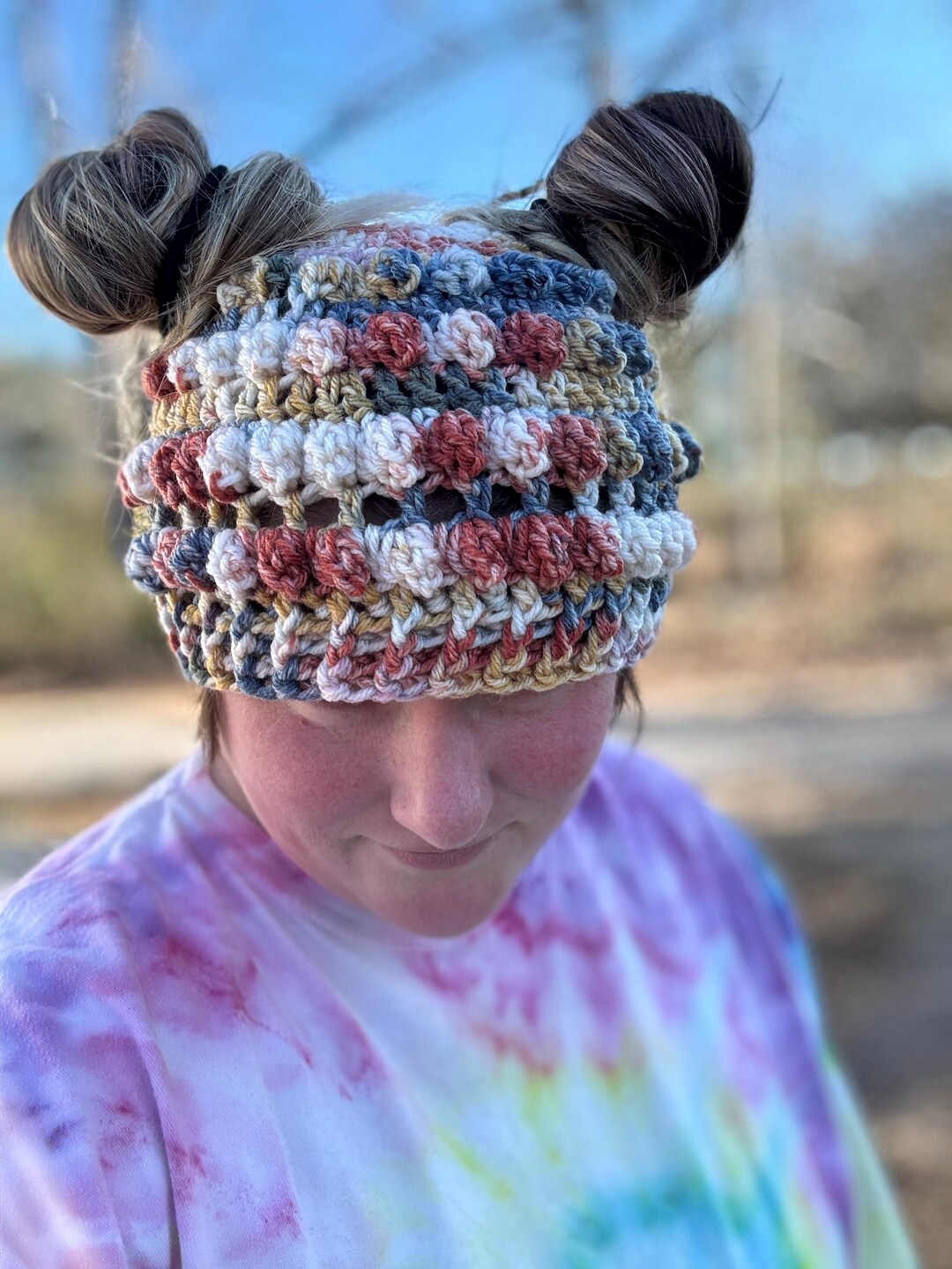 Double Bun Beanie, Double Bun Hat, Space Buns Hat, Double Hair Buns ...