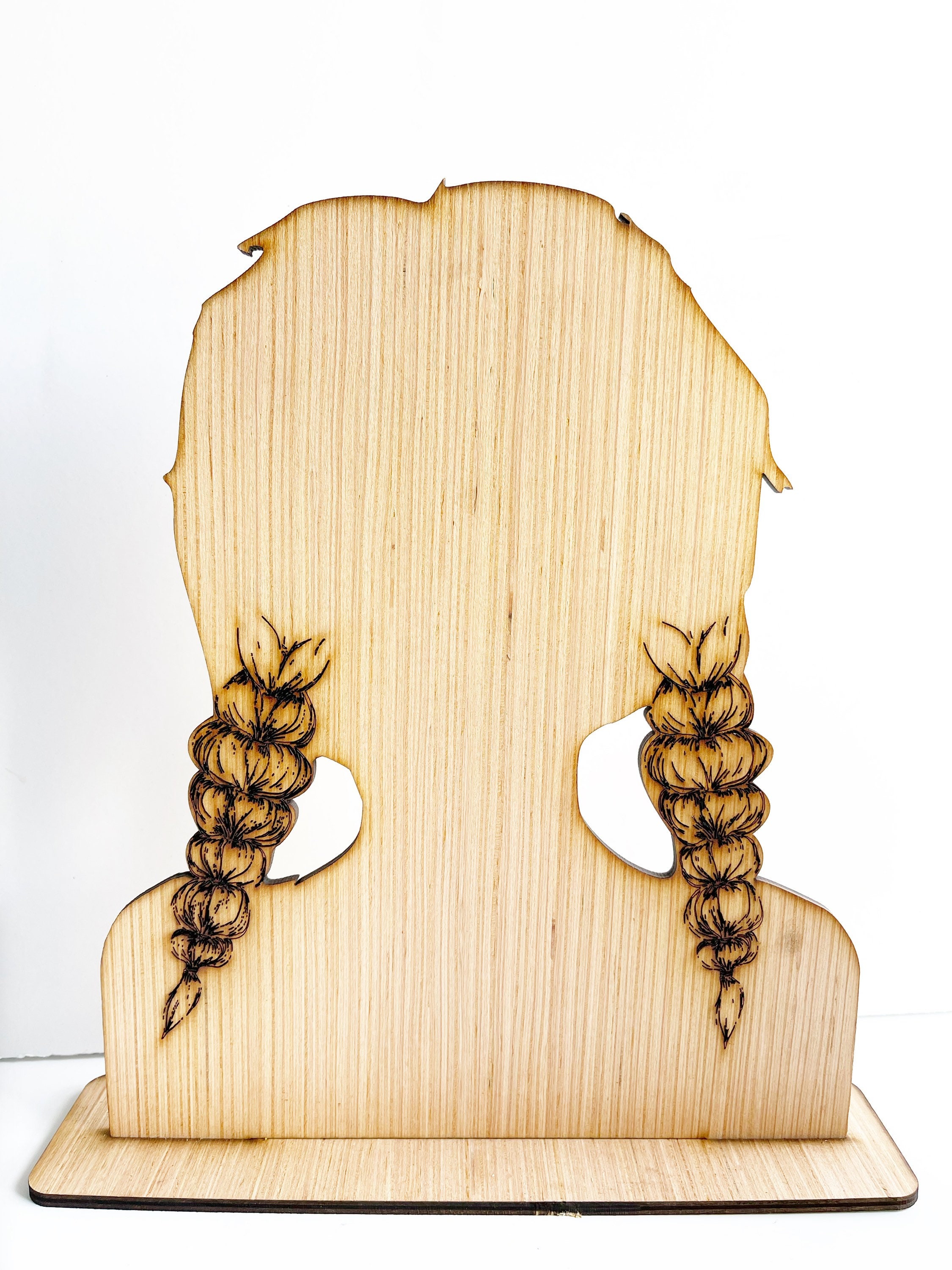 Messy Bun Hat Display With Braids Messy Bun Displays - Etsy