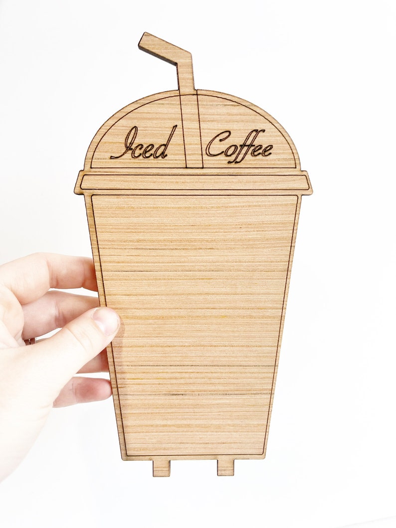 Iced Coffee Cozy Display SET of 3 Coffee Cup Displays - Etsy