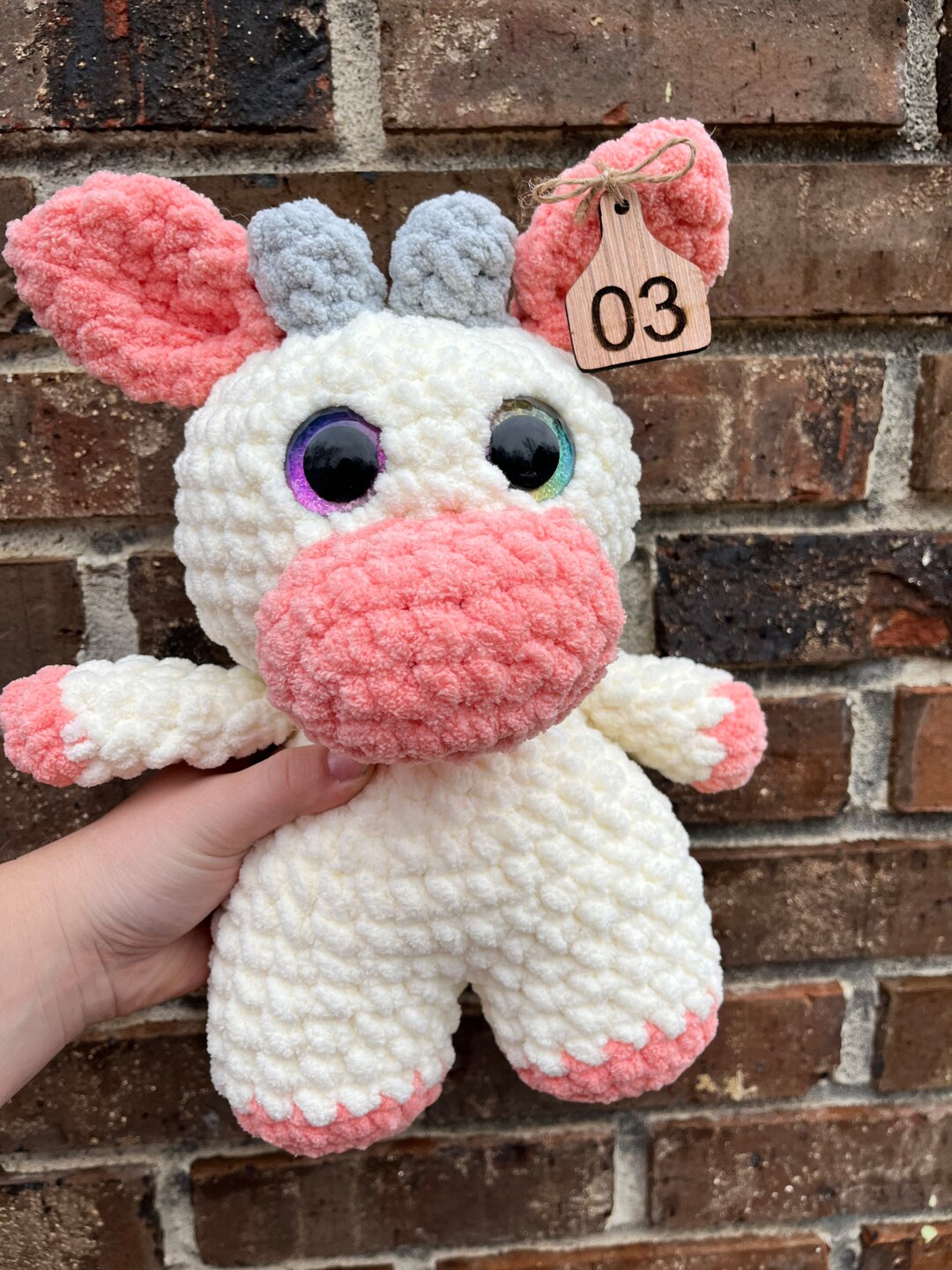 Cow Plushie, Cow Stuffed Animal, Cow Gift, Stuffed Animal, Farm Nursery ...