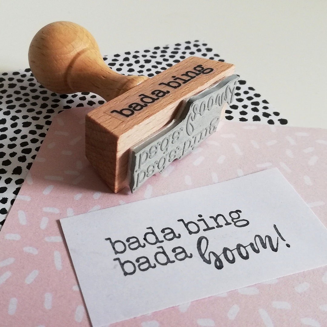 Stamp Bada Bing Bada Boom! - Etsy